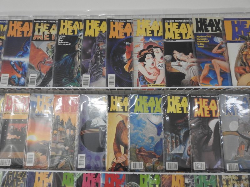 Huge Lot of 96 Magazines W/ Heavy Metal and 1984! Avg. VF Condition ...