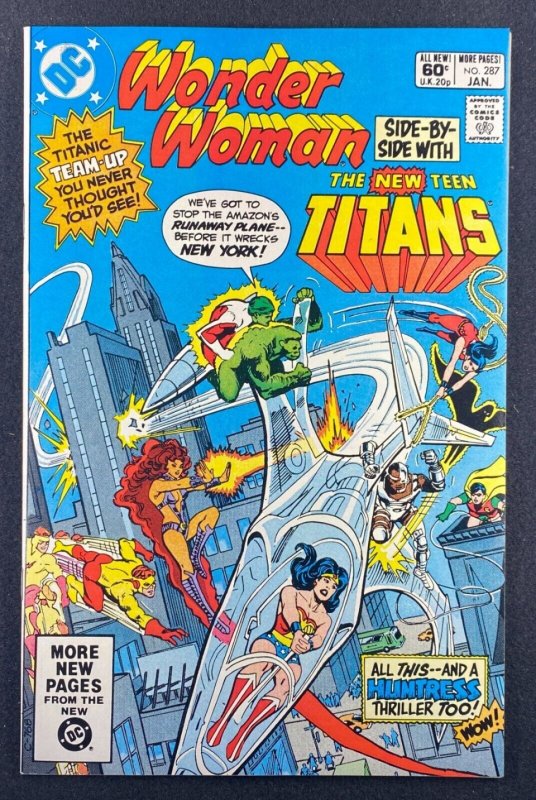 Wonder Woman (1942) #287 NM (9.4) The New Teen Titans Ross Andru Don ...