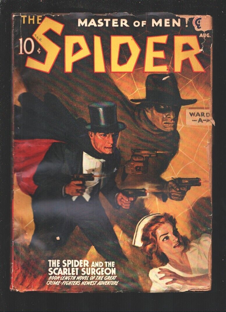 Spider 8/1941-Popular-Spider and the Scarlet Surgeon-Richard Wentworth ...