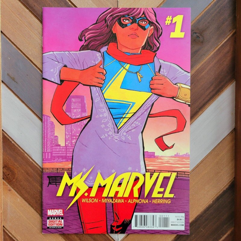 MS. MARVEL #1-3 (Marvel 2016) Kamala Khan, New Series "Super Famous ...