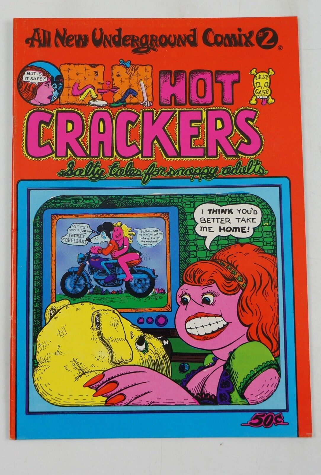 All New Underground Comix #2 FN hot crackers - last gasp - "salty tales ...