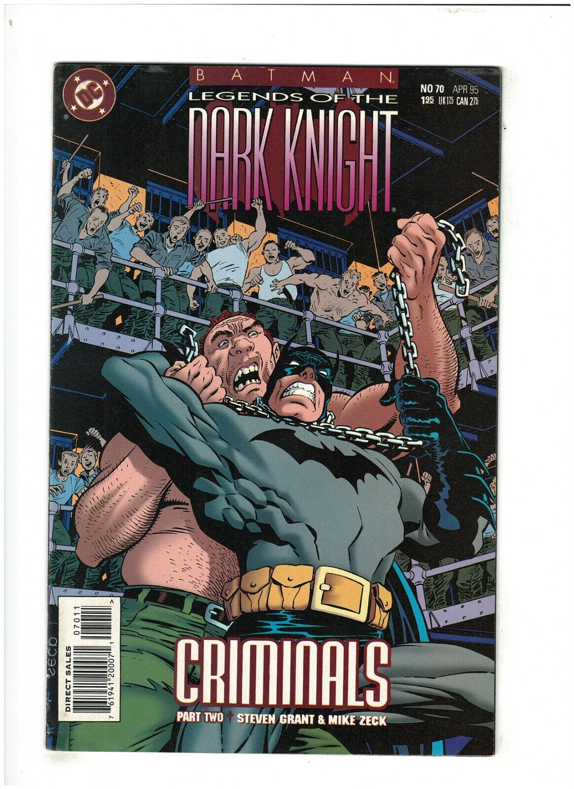Batman Legends of the Dark Knight #70 VF+ 8.5 DC Comics 1995 Mike Zeck ...
