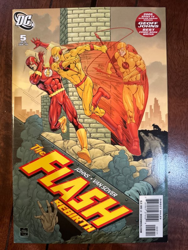The Flash: Rebirth #5 Ethan Van Sciver Flash & Reverse-Flash Cover ...