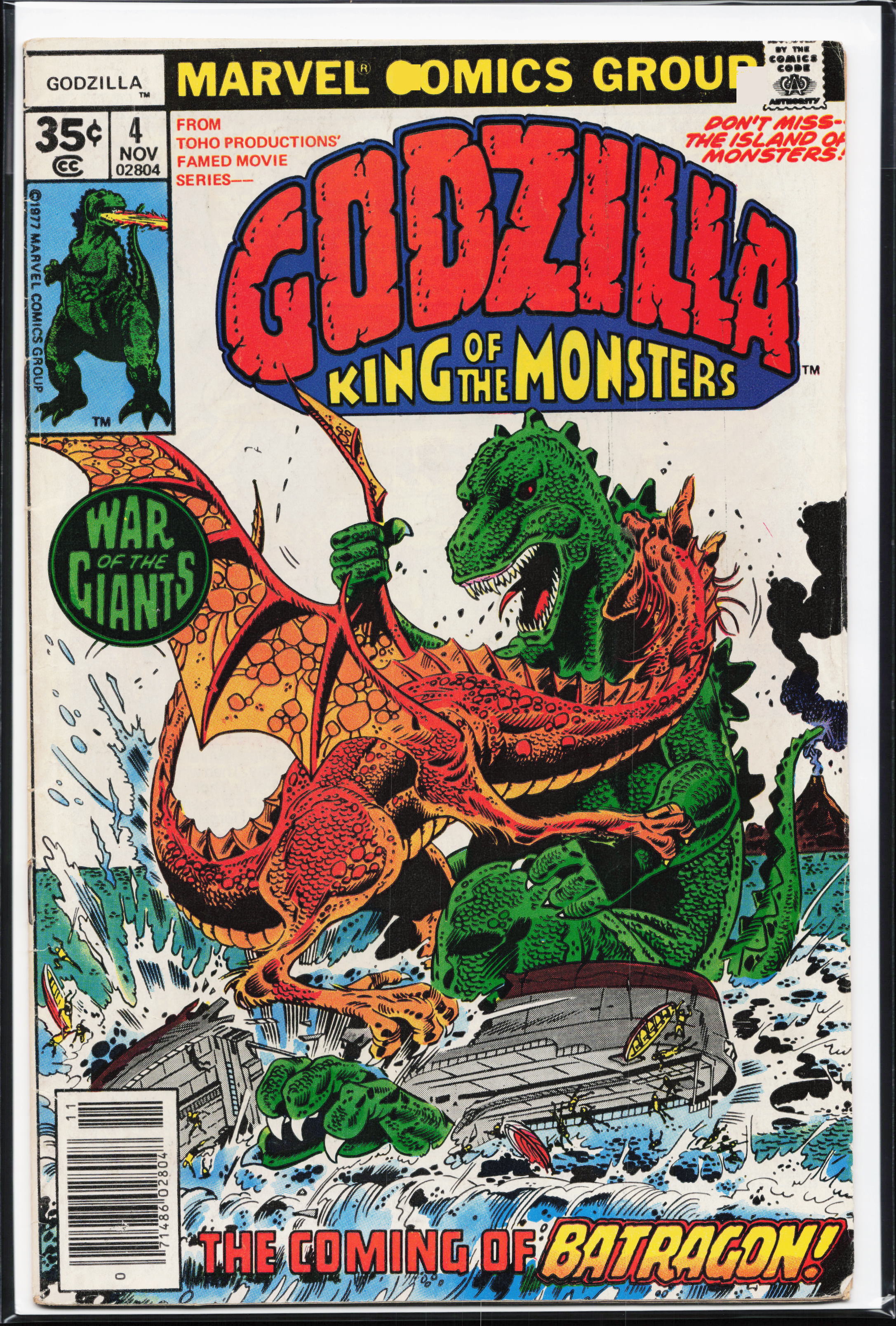 Godzilla #4 (1977) Godzilla | Comic Books - Bronze Age, Marvel ...