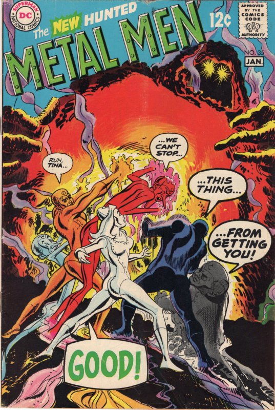 Metal Men #35 (1969) | Comic Books - Silver Age, DC Comics, Metal Men ...