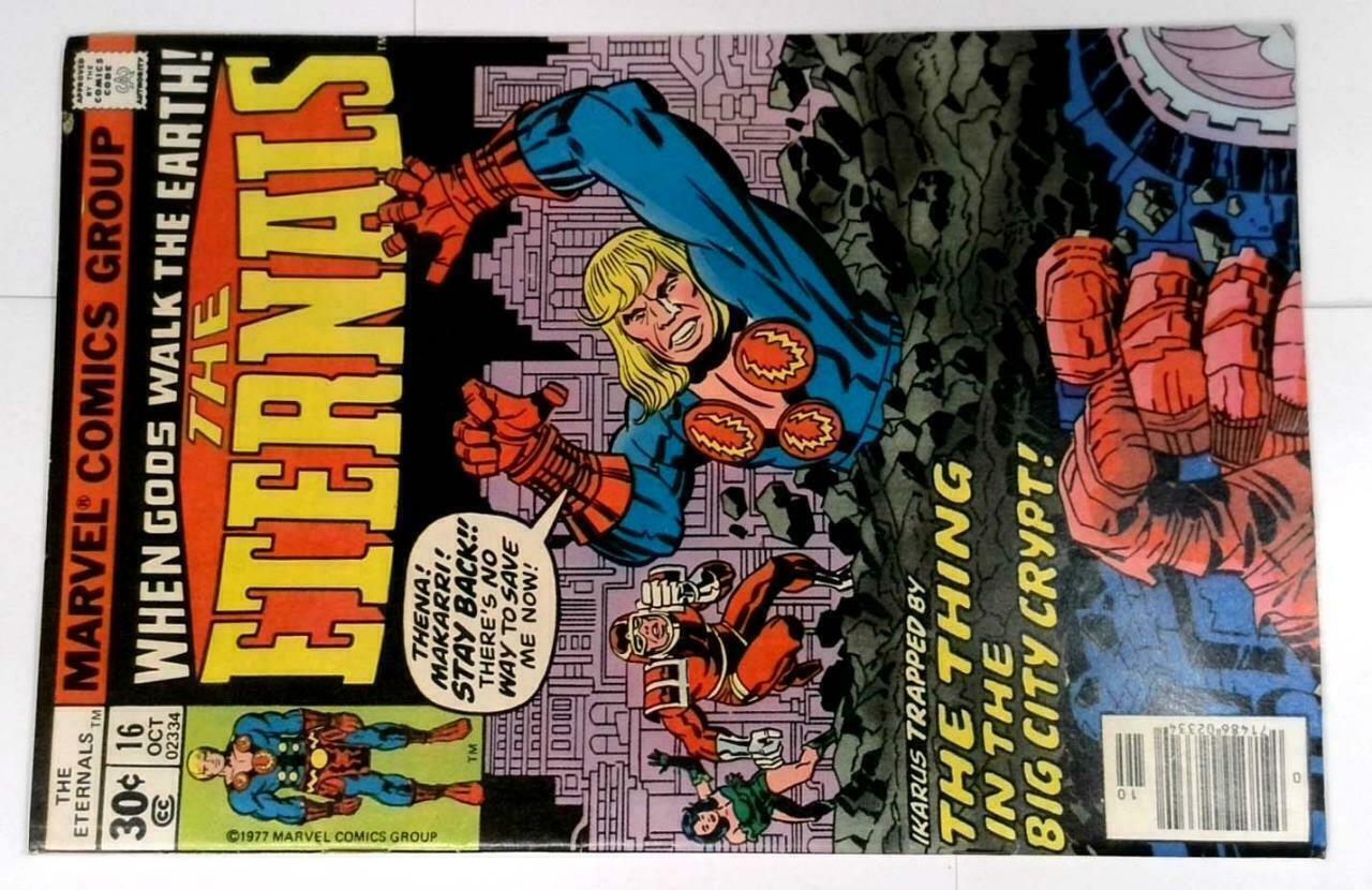 The Eternals #16 1st app of Dromedan the Brain-Snatcher 1977 Jack Kirby ...