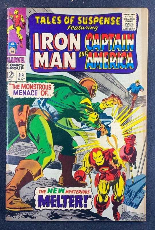 Tales of Suspense (1959) #89 FN+ (6.5) Gene Colan Iron Man The Melter ...
