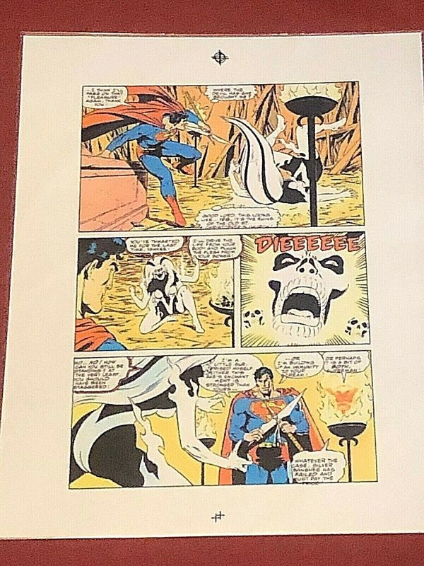 ACTION COMICS 662 PG 13 Superman Banshee BOB MCLEOD PRODUCTION ART ...