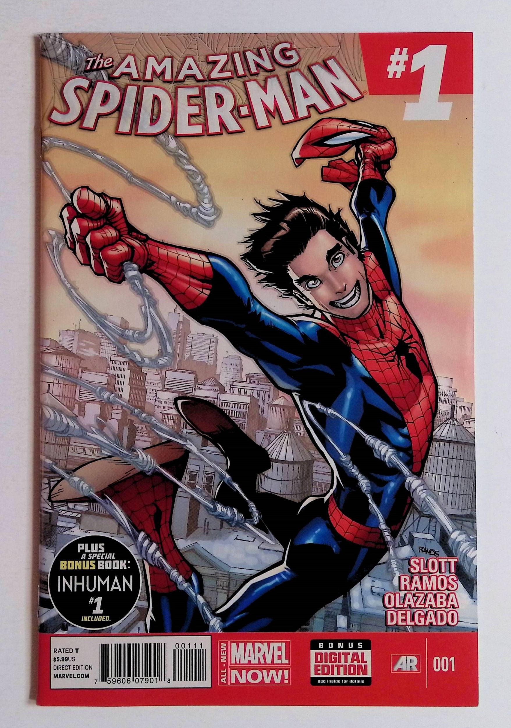 Amazing Spider-Man 1 Cindy Moon Silk Cameo Dan Slot Humberto Ramos ...