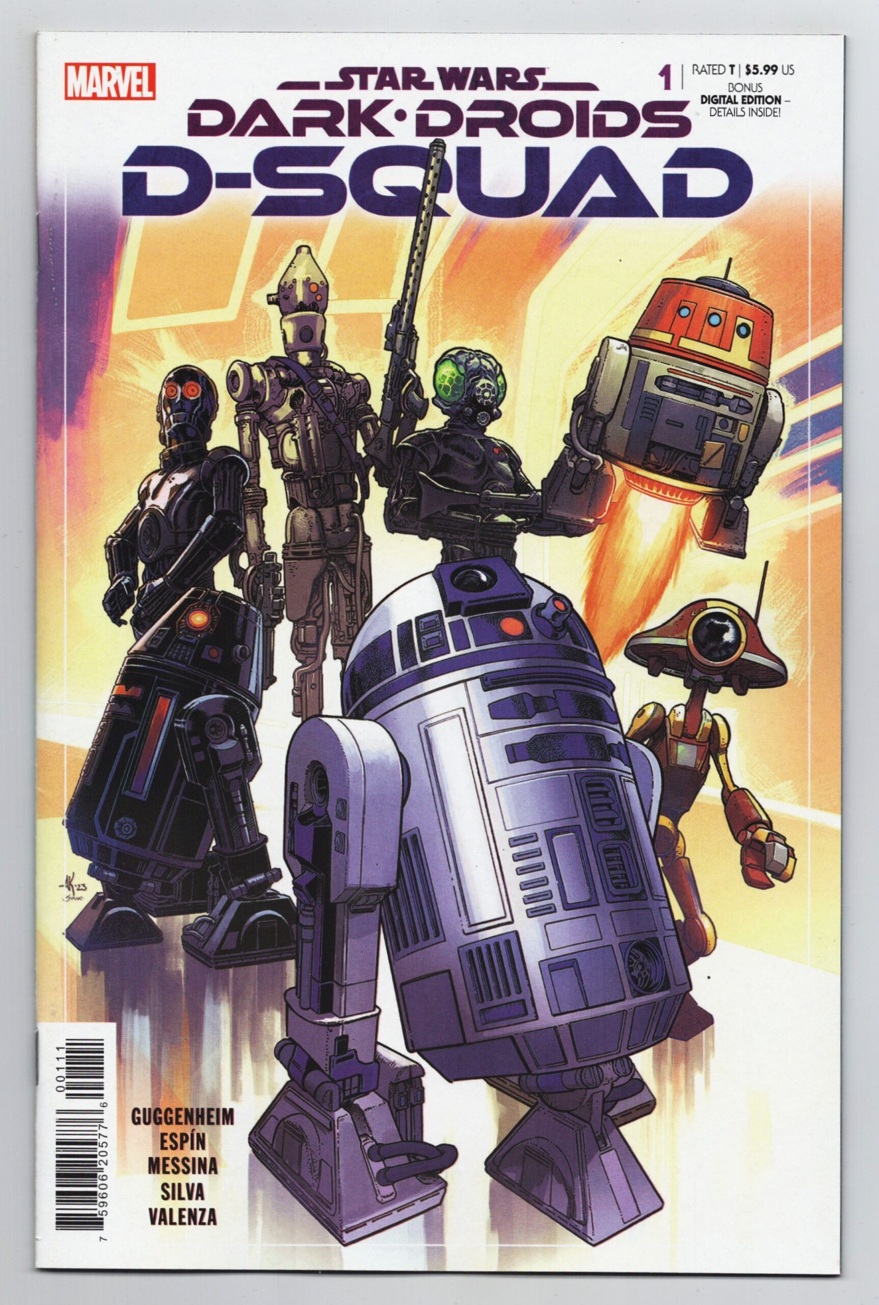 Star Wars Dark Droids D-Squad #1 Aaron Kuder Main Cvr (Marvel, 2023 ...