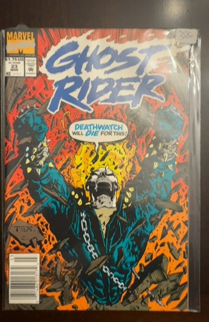 Ghost Rider #23 Newsstand Edition (1992) Ghost Rider | Comic Books ...