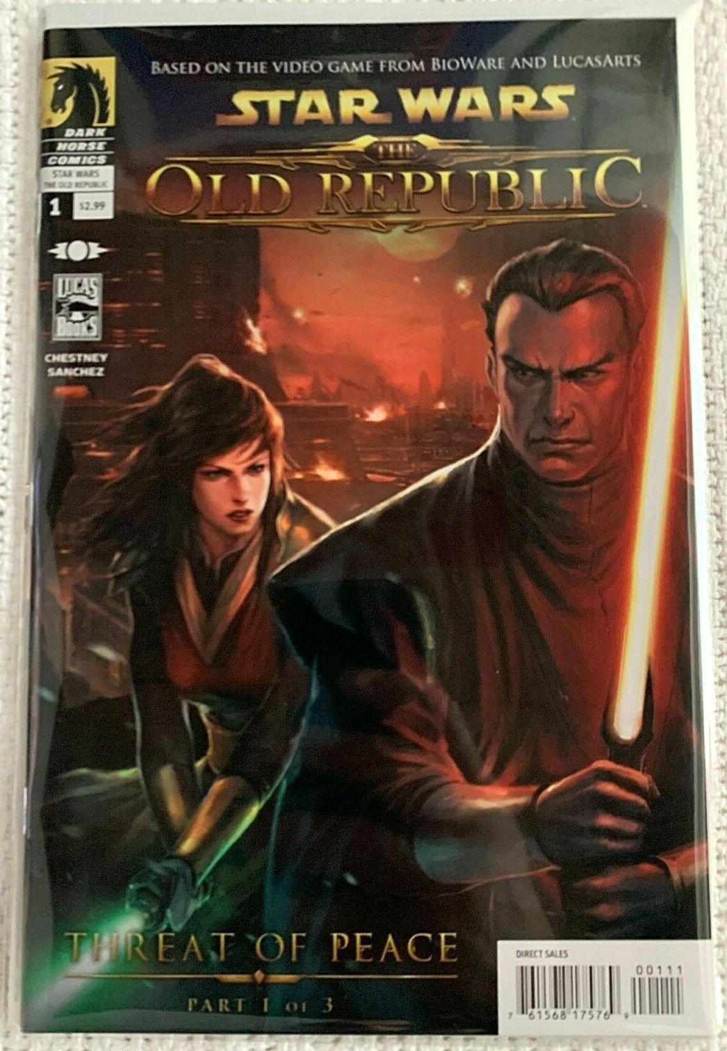 Rare Dark Horse Star Wars the OLD Republic #1 GHO & LI Variant Cover ...
