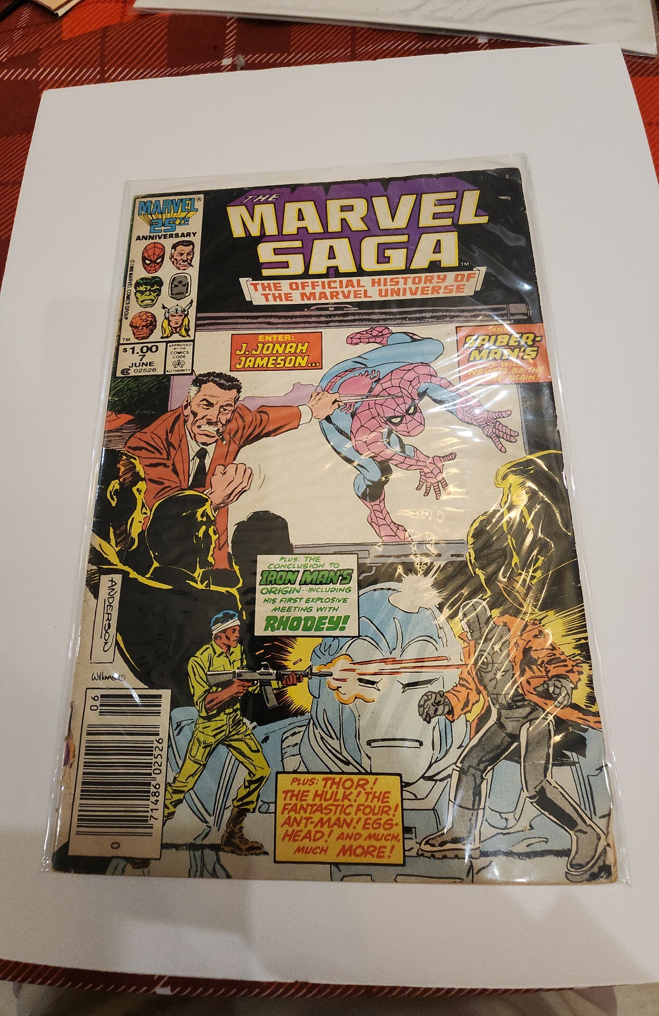 The Marvel Saga The Official History of the Marvel Universe #7 (1986 ...