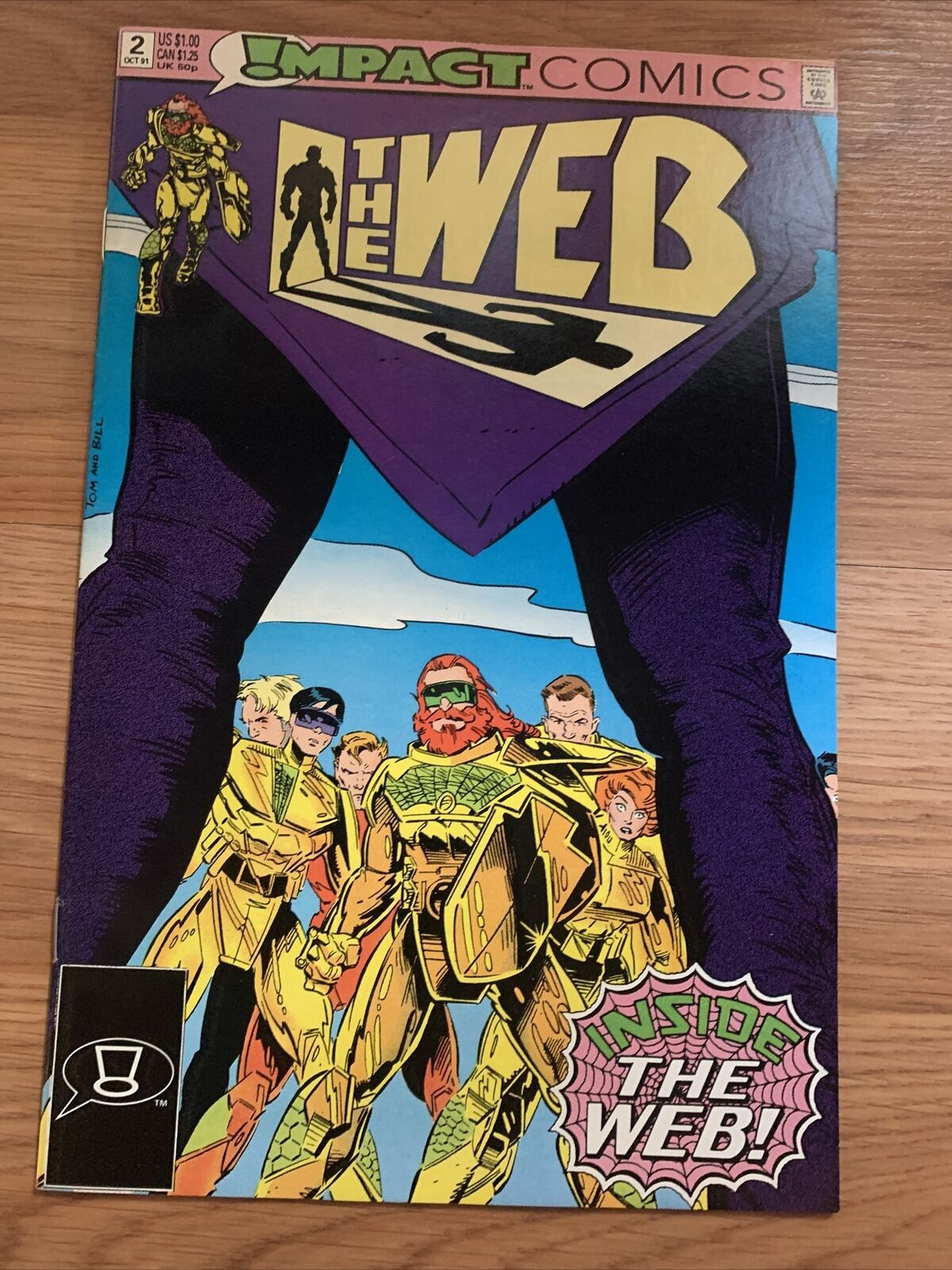 The Web 2 - Impact Comics - October 1991 "INSIDE THE WEB!" | Comic ...