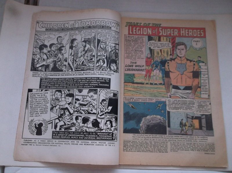 Adventure Comics # 327, 1st Appearance of Lone/Timber Wolf, Key, 1964 ...