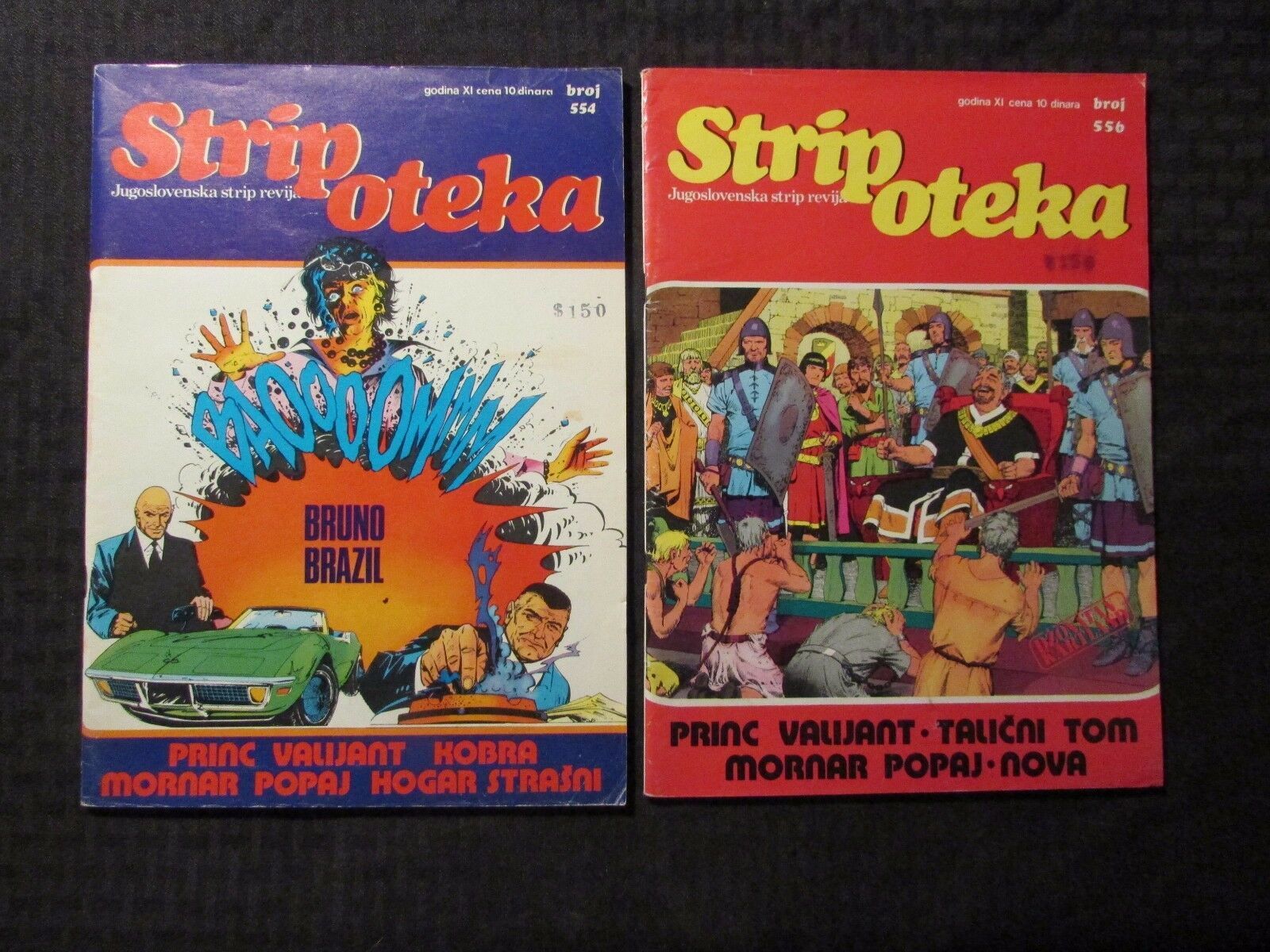 1979 STRIPOTEKA #554 556 FN- 5.5 Yugoslavia Comic LOT of 2 POPEYE Prince Valiant | International ...