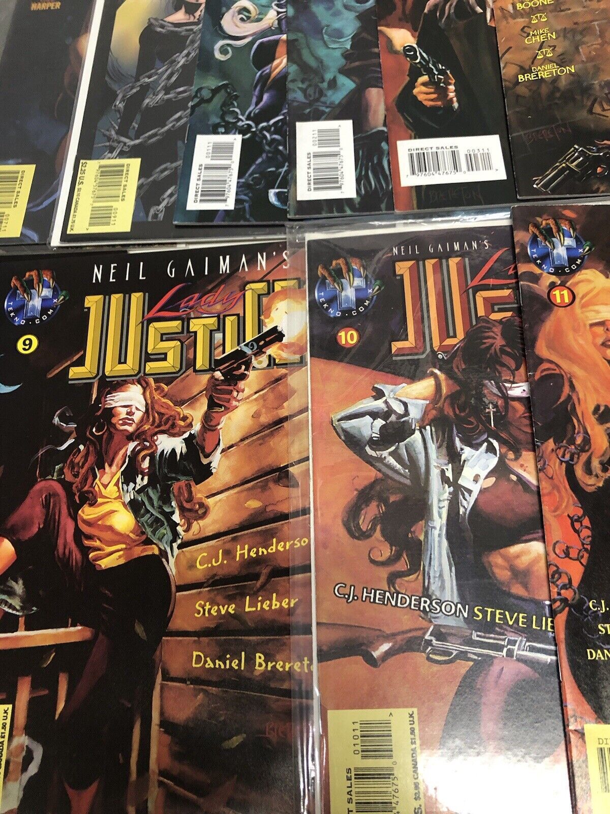 Neil Gaiman’s Lady Justice (1996) Set Vol #2 Issues #1-7&9 +Vol #1 ...