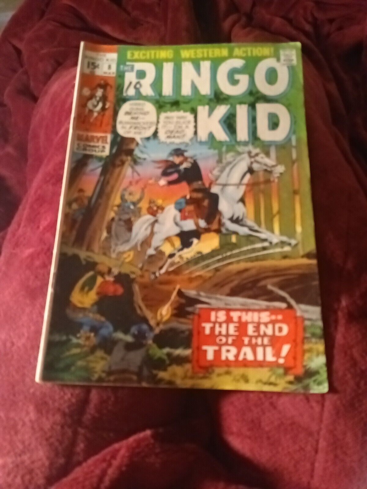 The RINGO KID Volume 1 #2 & 8 MARVEL COMICS Bronze Age Western Colt ...