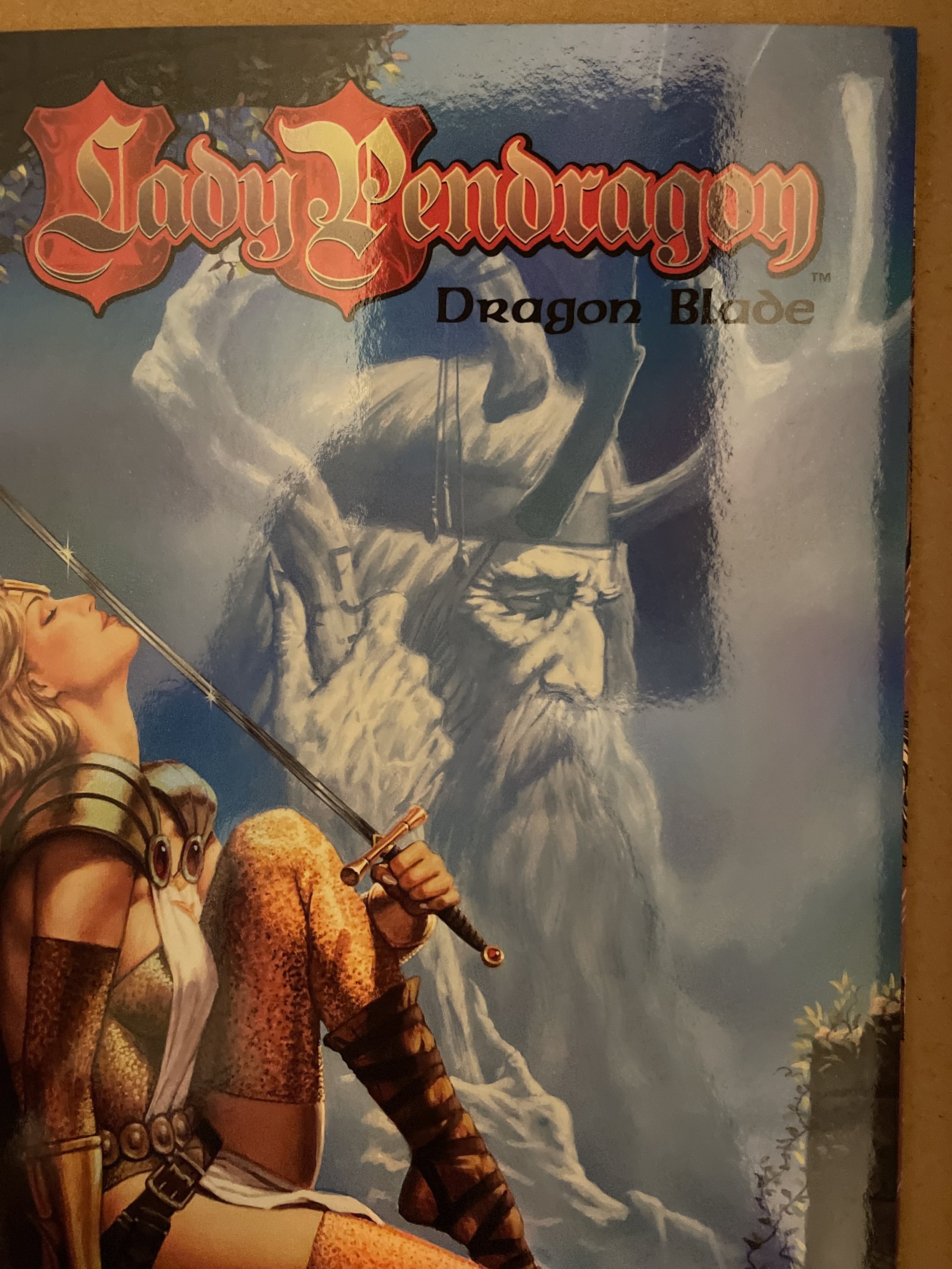 Lady Pendragon Dragon Blade #1 NM+ CHROME Edition Dorian Art (1999 ...