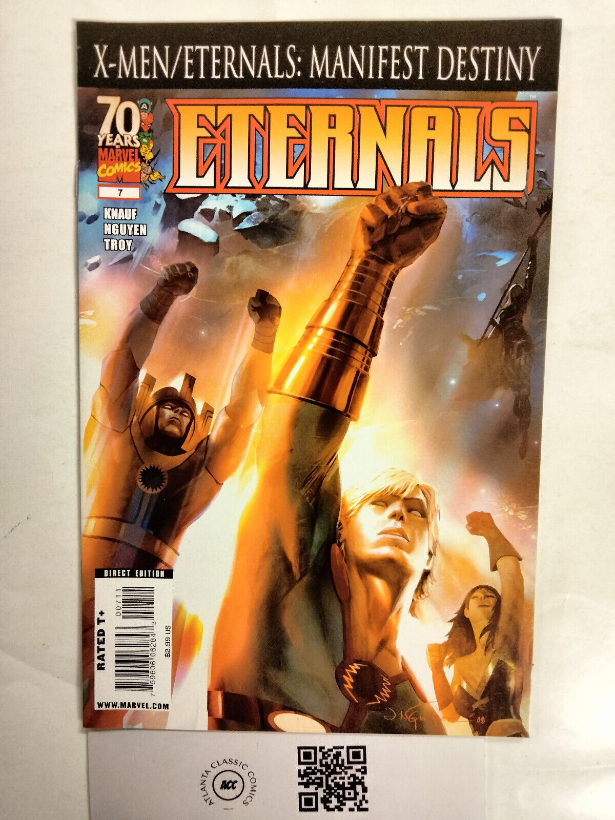 Eternals #7 NM Marvel Comic Book Avengers Ikarus Sersi Thena Makkari 29 ...
