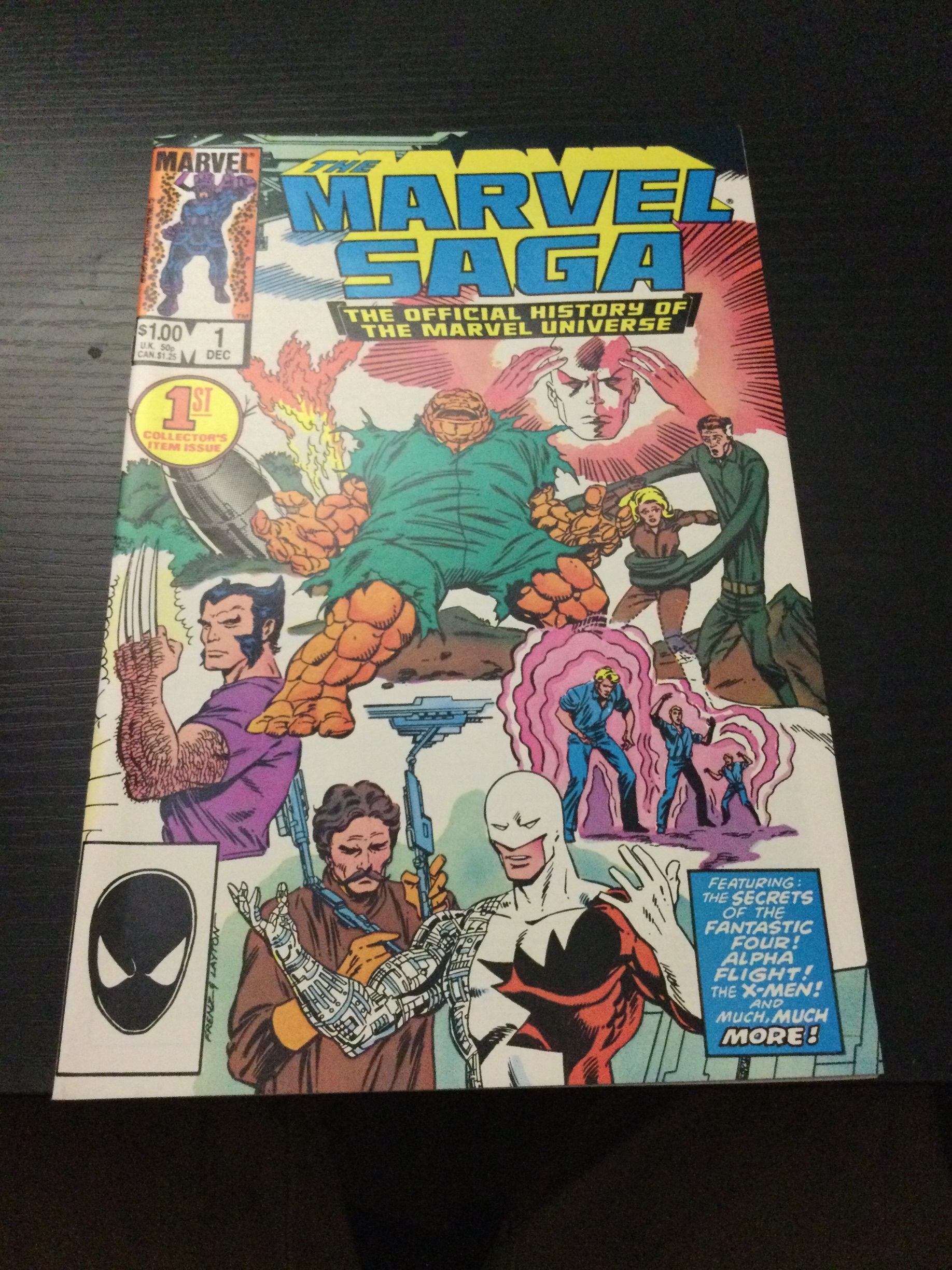 The Marvel Saga The Official History of the Marvel Universe #1 Direct ...