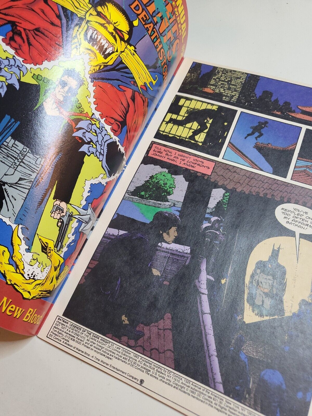 Batman Legends of the Dark Knight #53: "Tao" Part 2, DC Comics 1993 NM ...