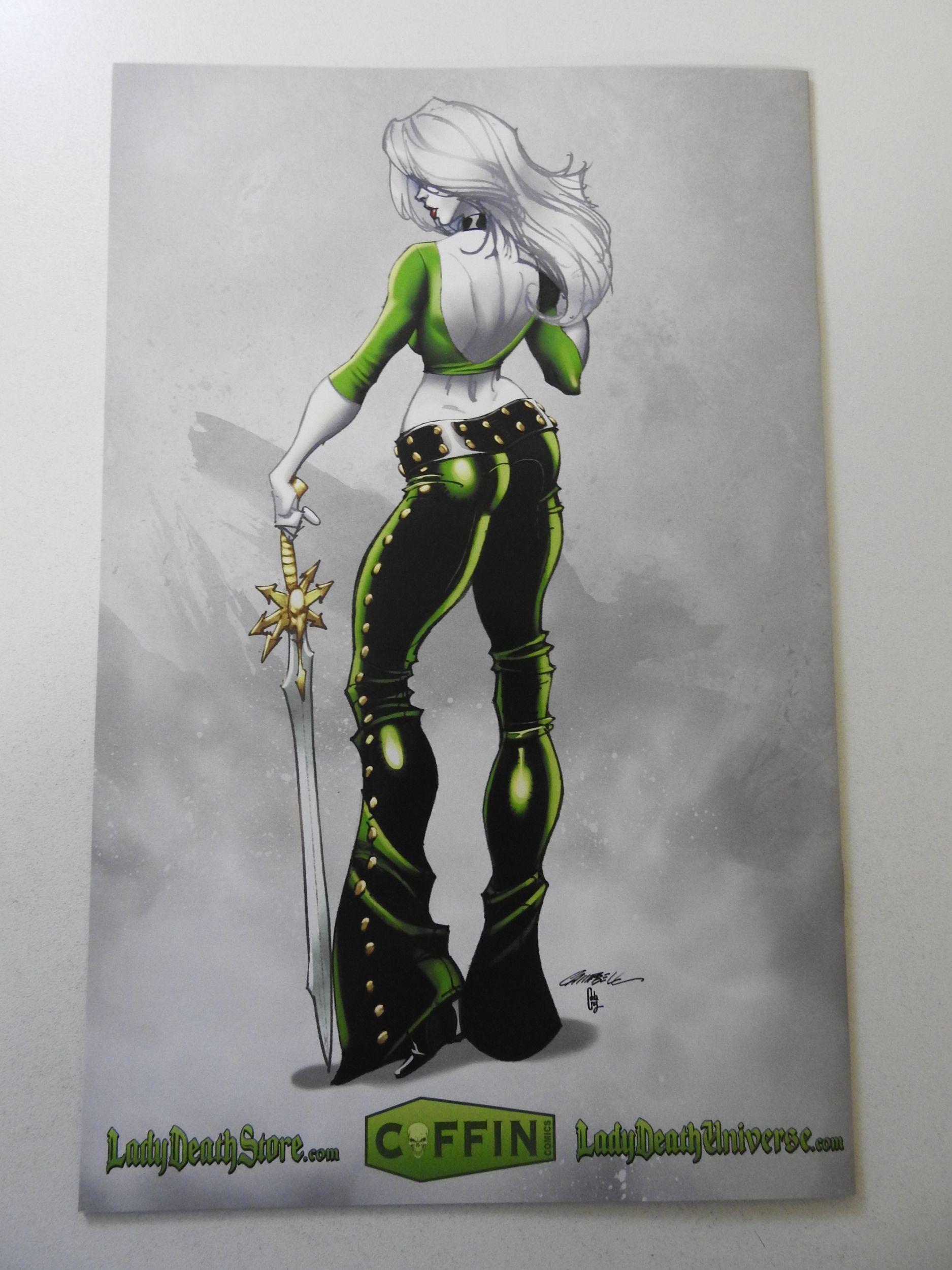 Lady Death Gallery #1 Emerald Turnaround Edition /Front NM- Cond ...