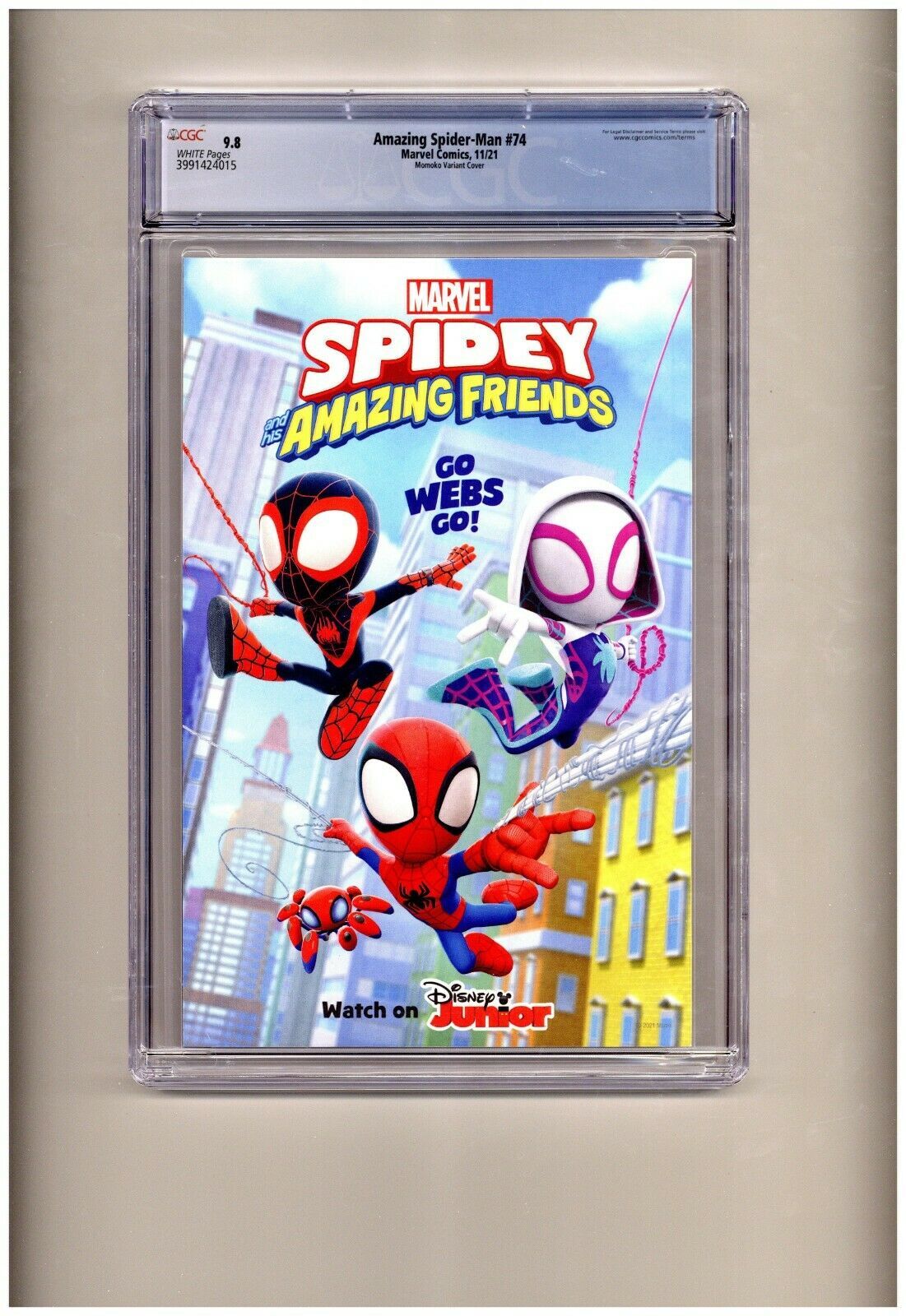 Amazing Spiderman #74 Peach MoMoko Variant CGC 9.8 GORGEOUS SLAB WHITE ...
