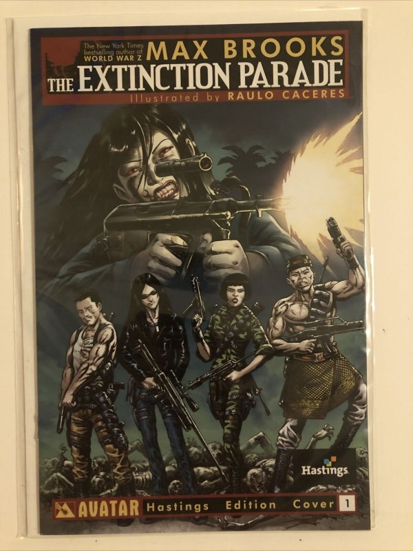 Extinction Parade #1 Comic Hastings Variant + #2 3 Max Brooks Avatar ...