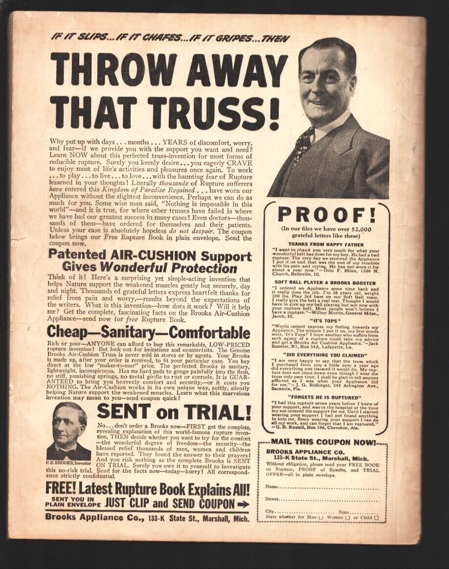 Crime Detective 12/1949-Photo cover-Flaming Death For Bluebeard's Wife ...