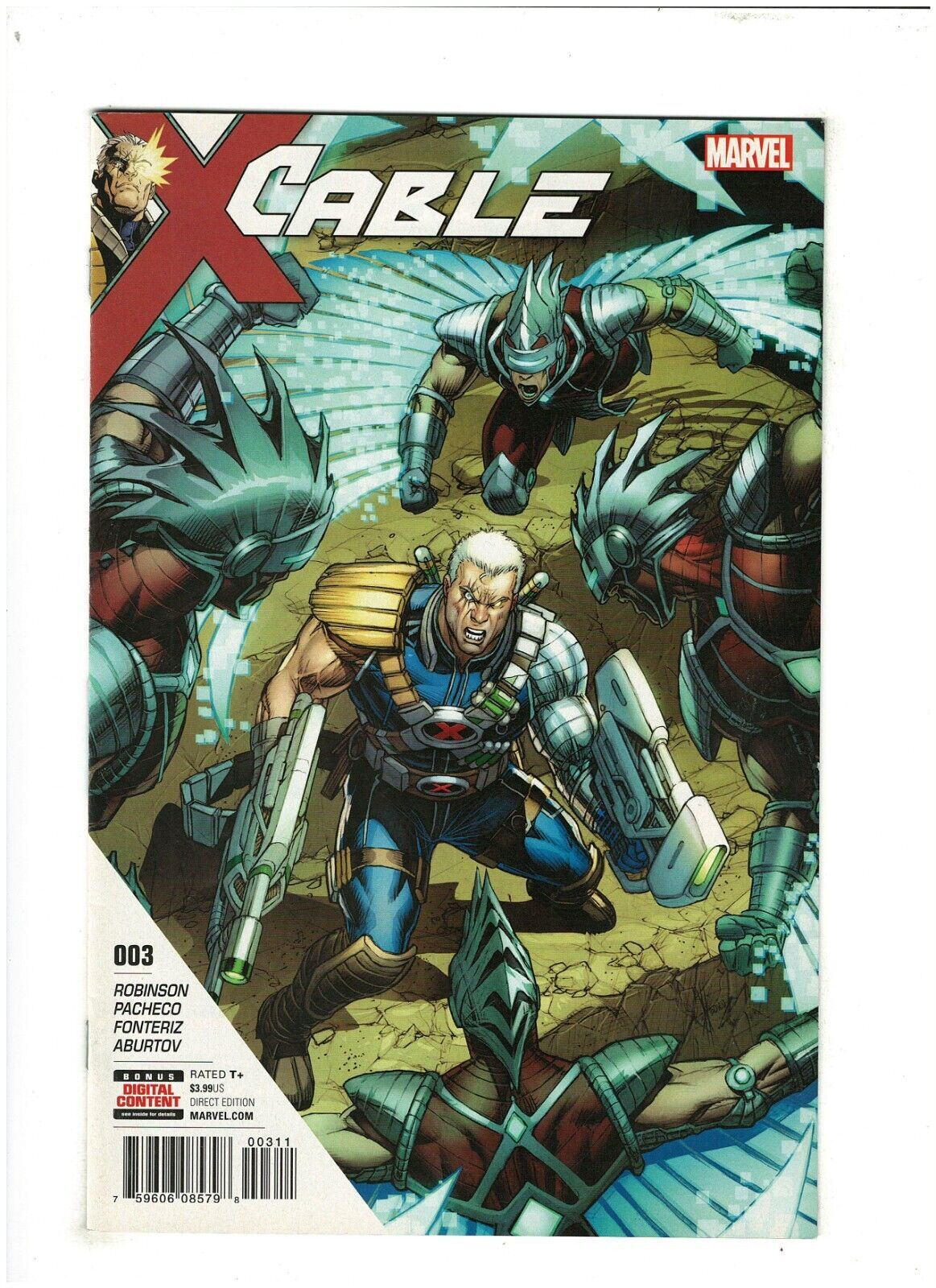 Cable #3 NM- 9.2 Marvel Comics 2017 James Robinson | Comic Books ...
