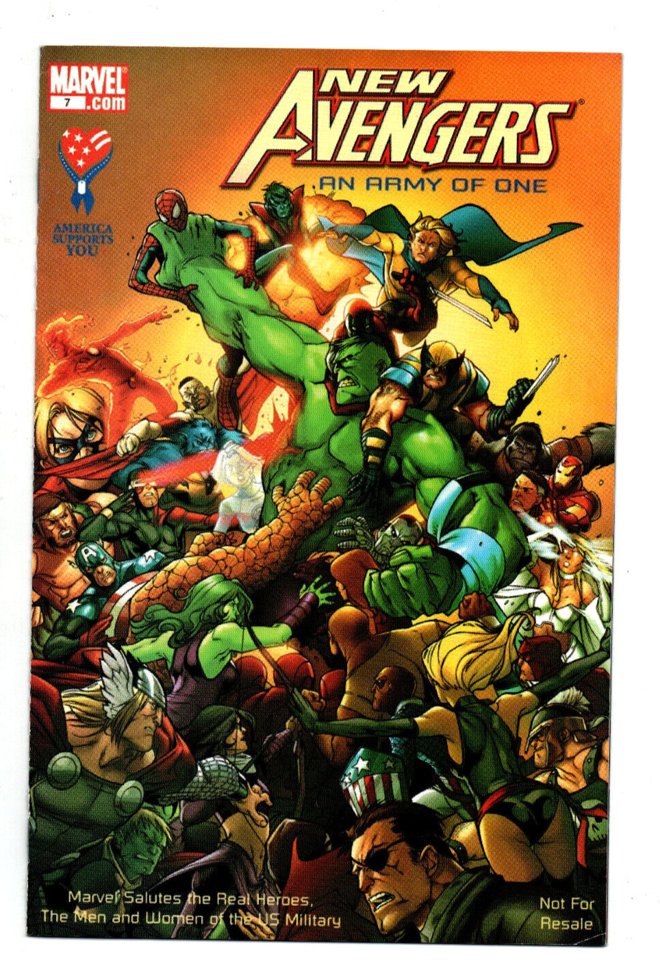 The New Avengers An Army of One #7 - AAFES Edition - 2009 - VF | Comic ...