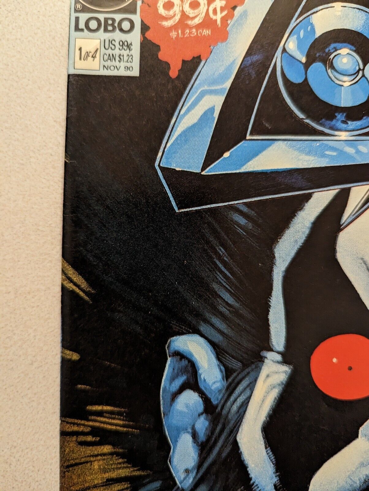 Lobo #1 NM- 9.2 1990 1st Lobo Solo Series Origin of Lobo Rare Newsstand ...