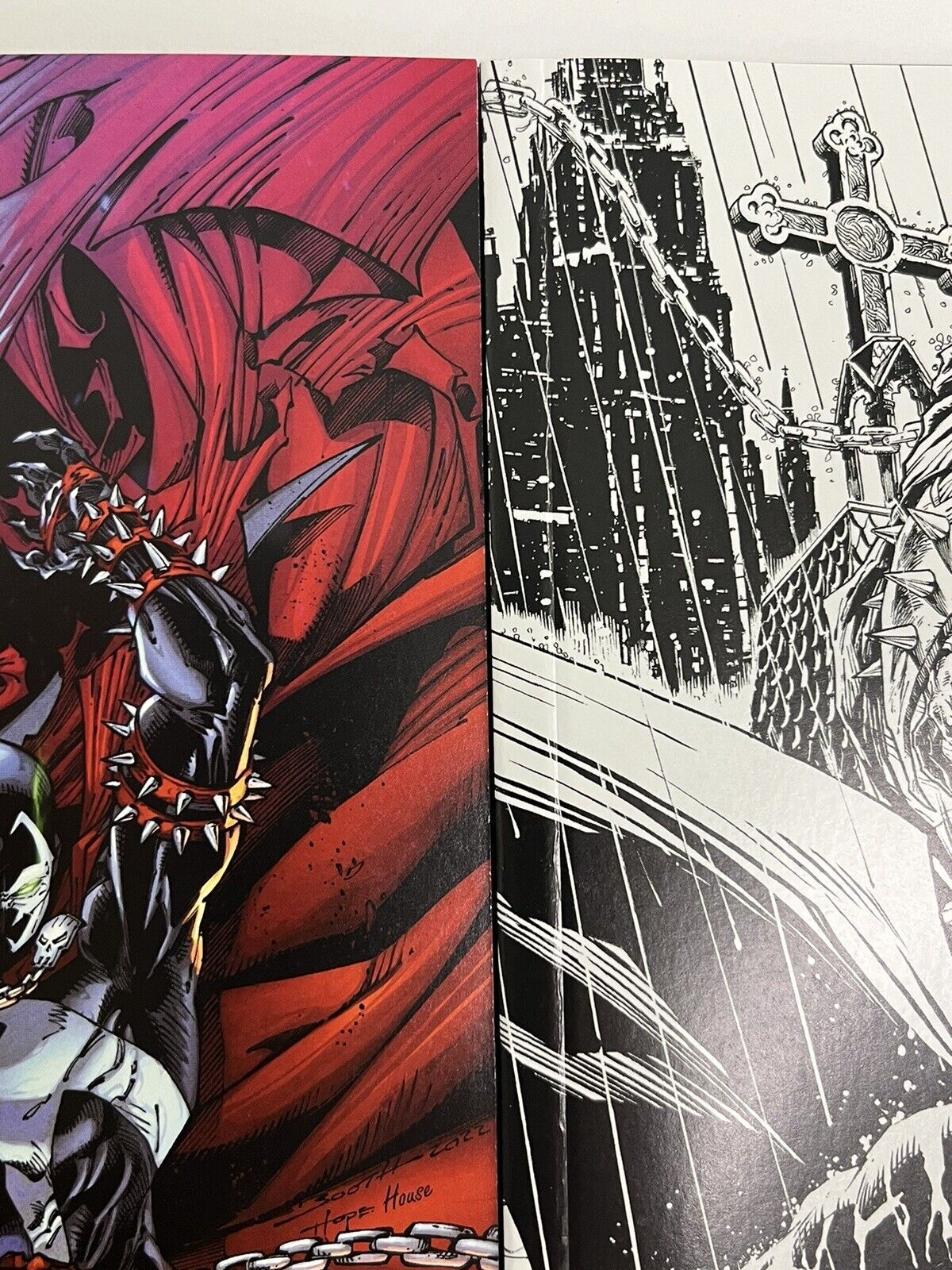 Batman Spawn #1 CVR L 1:25 Jason Fabok B&W + a 2022 NM SET DC Comics ...