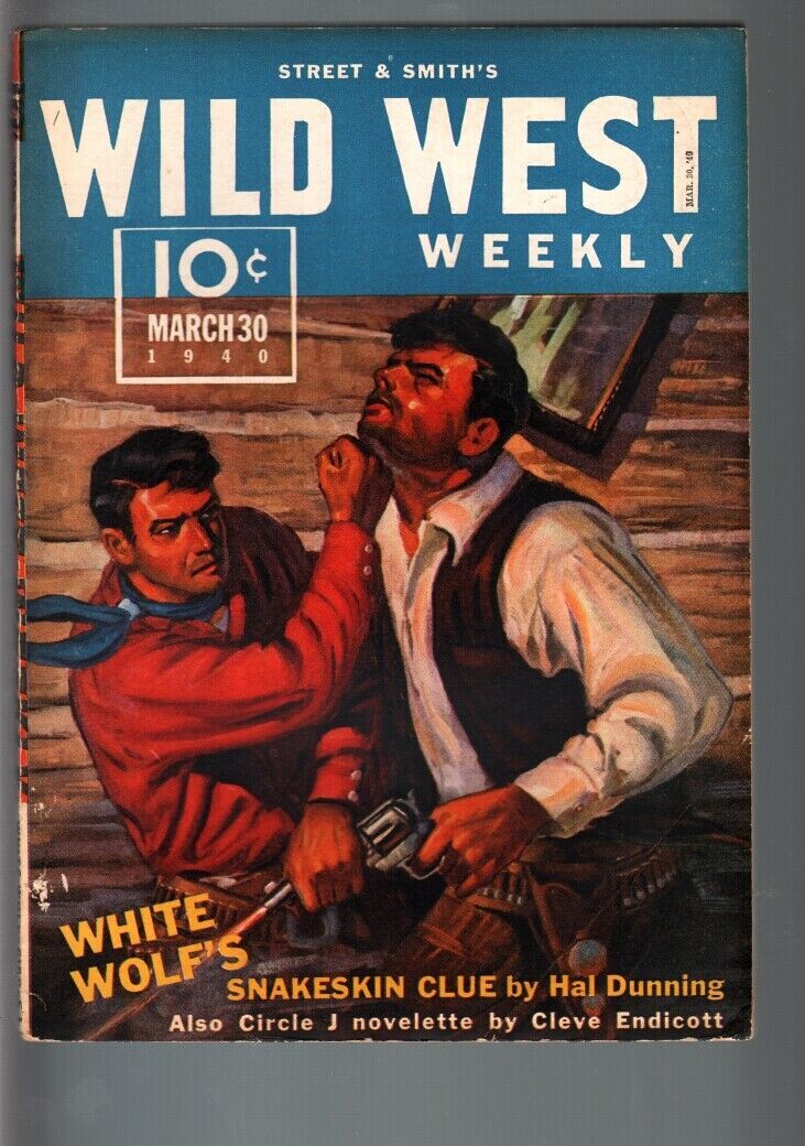 Pulp: Wild West Weekly 3/30/1940-Western Pulp-White Wolf FN+ | Comic ...