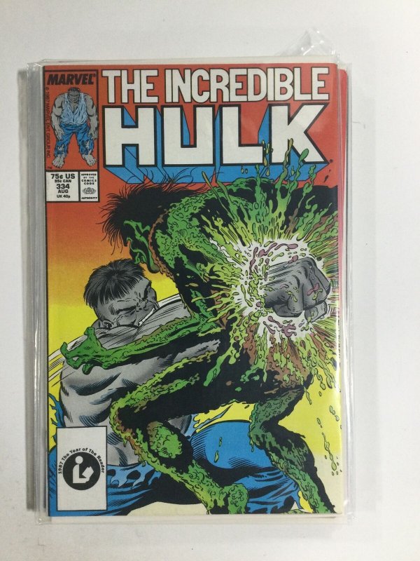 The Incredible Hulk #334 (1987) VF3B136 VERY FINE VF 8.0 | Comic Books ...