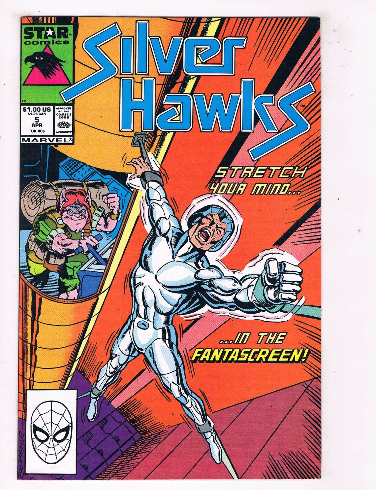 Silver Hawks #5 Marvel / Star Comic Book Silverhawks Fantascreen HH1 ...