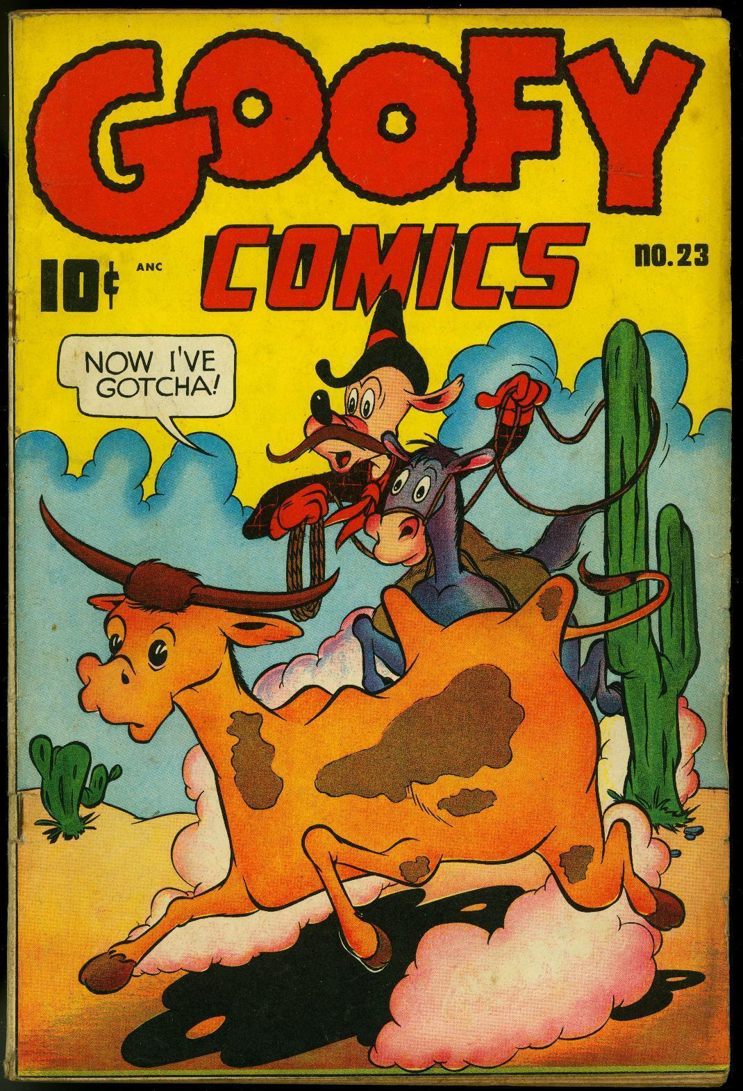 Goofy Comics #23 1947- Frazetta- Cactus Nedor Funny Animals G/VG ...