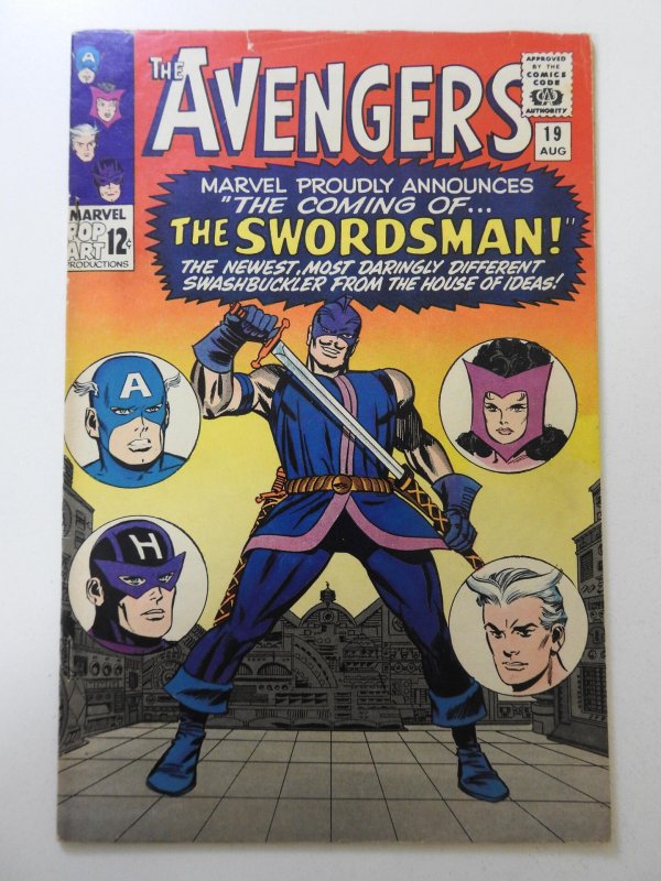 The Avengers #19 (1965) FN Condition! First appearance of the Swordsman ...