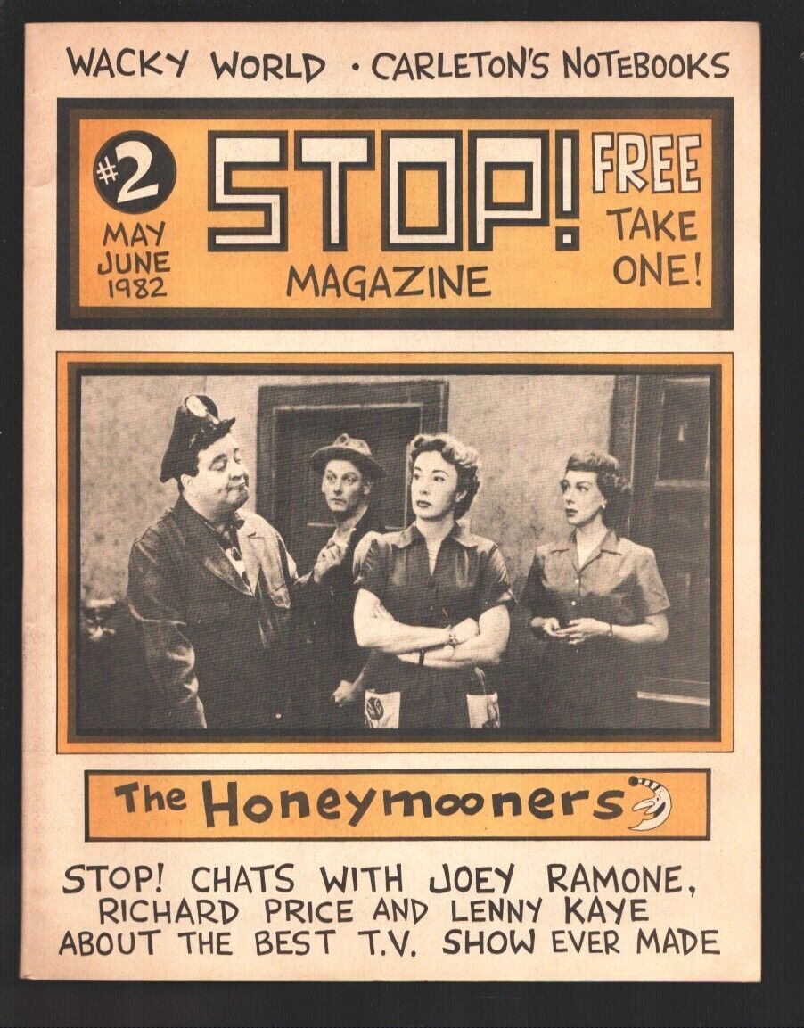 Stop! Magazine #1 1982-First issue-John Candy interview-Bowery Boys ...