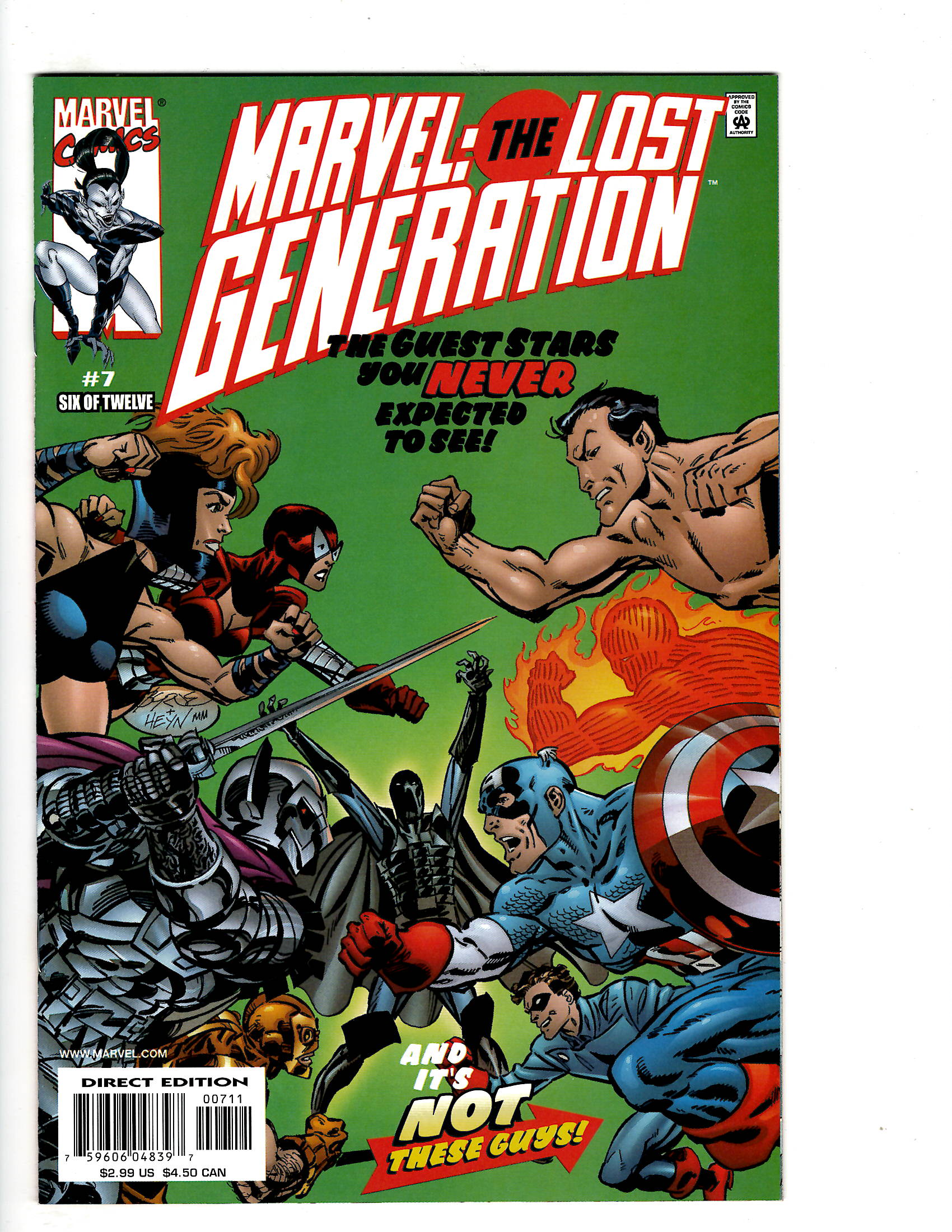Marvel: The Lost Generation #7 (2000) SR29 | Comic Books - Modern Age ...
