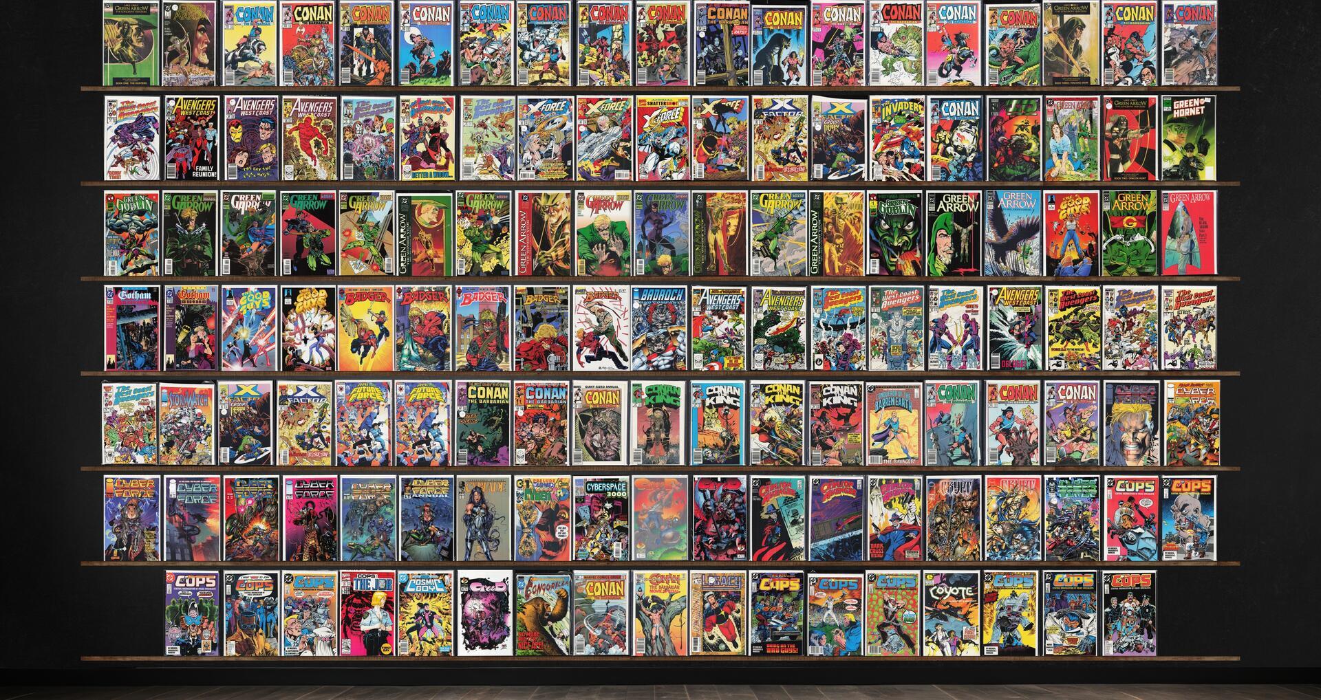 Huge Lot 130+ Comics with Conan The Barbarian, Green Arrow & More ...