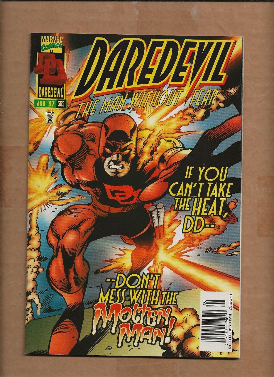 Daredevil #365 Volume 1 Newsstand UPC Code Variant Marvel | Comic Books ...