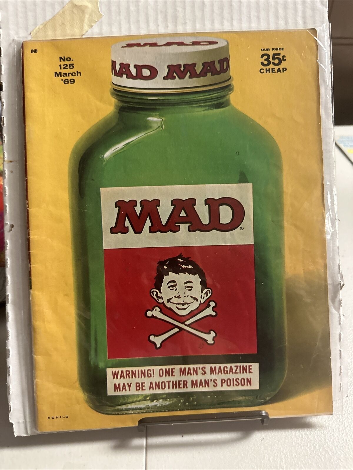 MAD Magazine #125 (1969) Hitler back cover | Comic Books - Silver Age ...