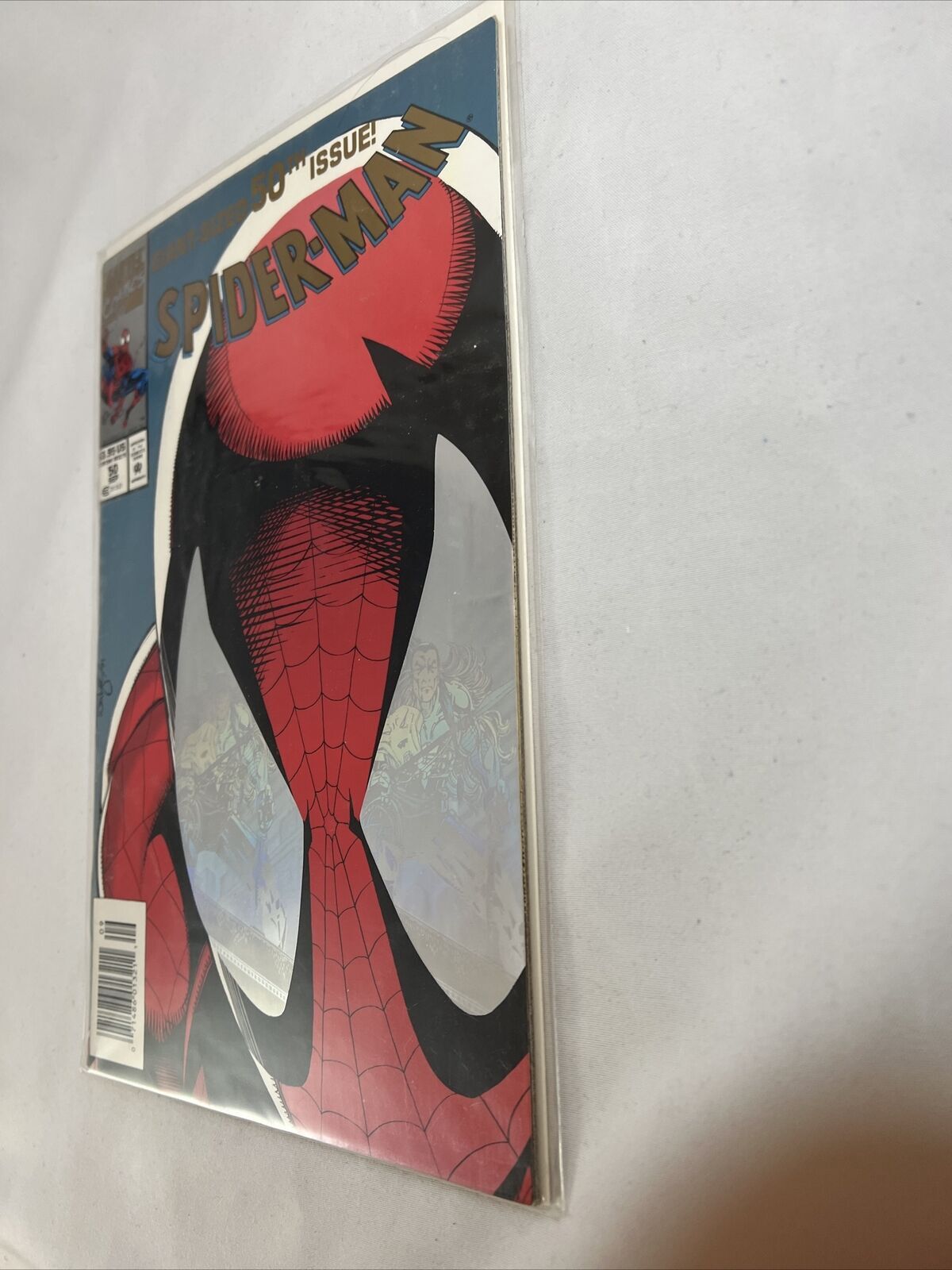 SPIDER-MAN #50 Giant-Sized 50th MARVEL COMICS Hologram 1994 Direct ...