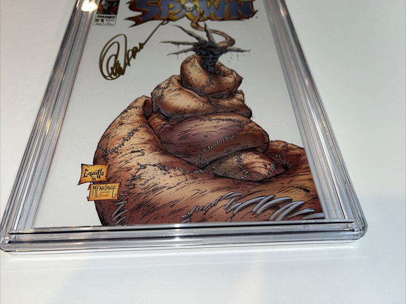 Spawn (1996) # 51 (CGC 9.8 SS WP) Signed Greg Capullo • Story Todd ...
