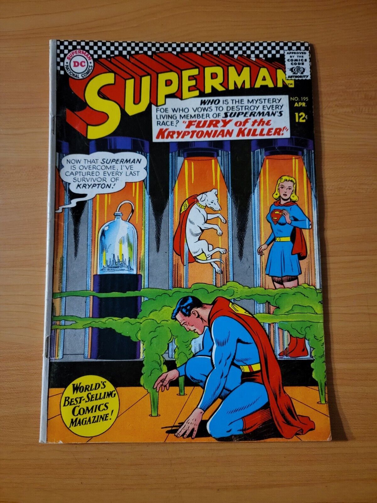 Superman #195 ~ FINE FN ~ 1967 DC Comics | Comic Books - Silver Age, DC ...