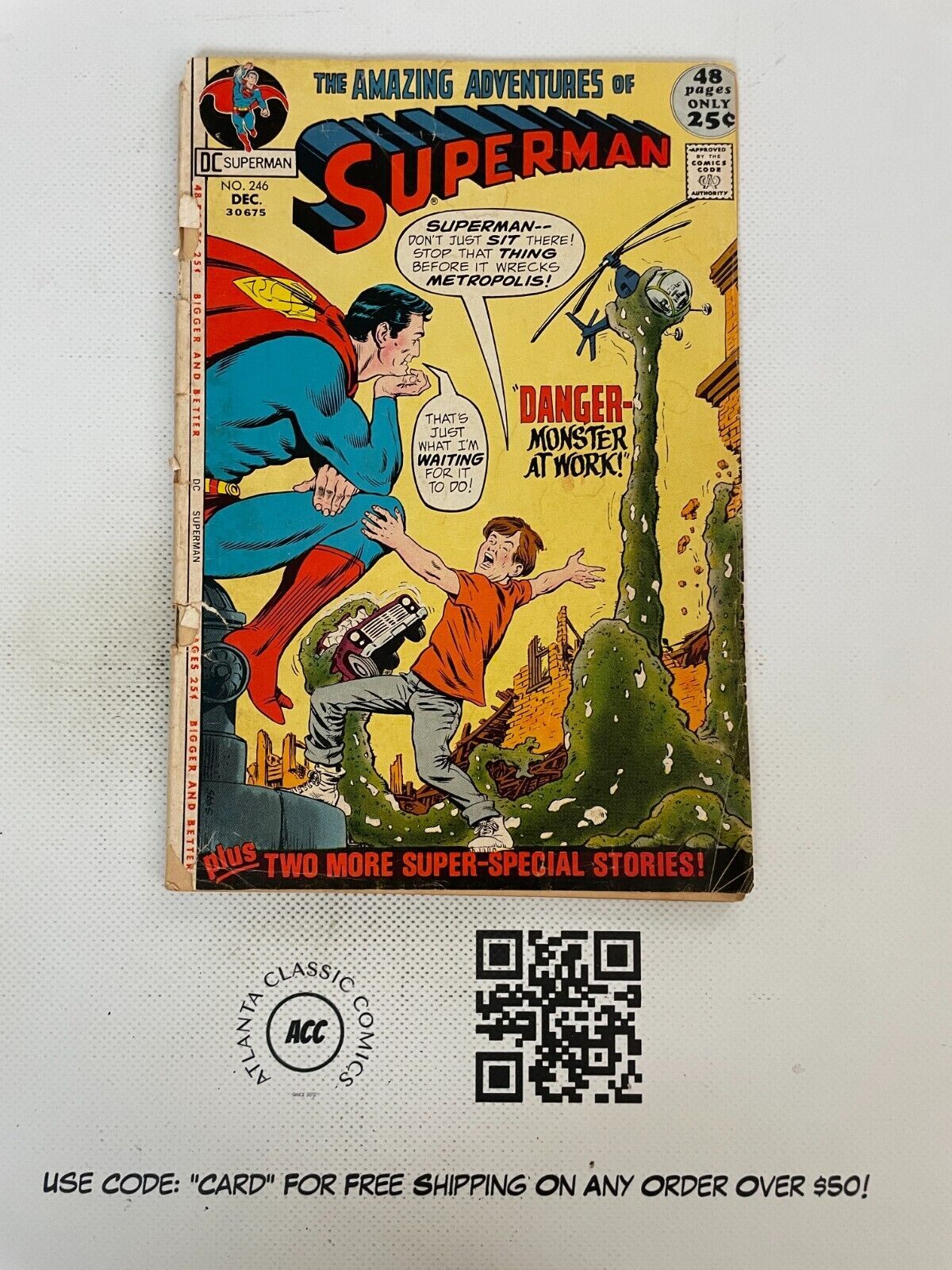 Superman # 246 VG- DC Comic Book Flash Aquaman Batman Wonder Woman ...