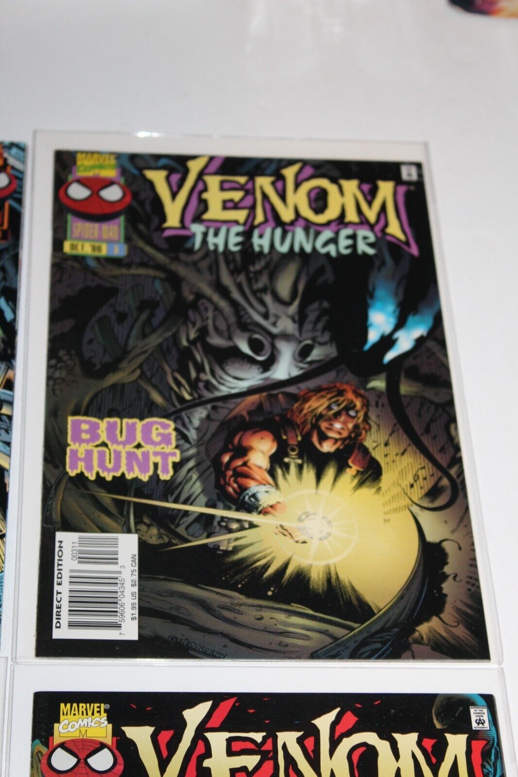 Complete Set Venom The Hunger 1 2 3 4 NM BOARDED Spider-man Symbiote ...