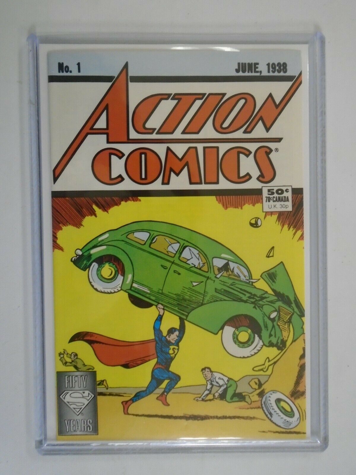 Action Comics #1 Direct edition 7.5 VF- (1988 Reprint) | Comic Books ...